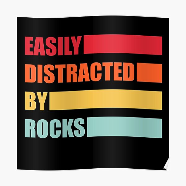 "easily distracted by rocks stickers, geology science stickers, i love ...
