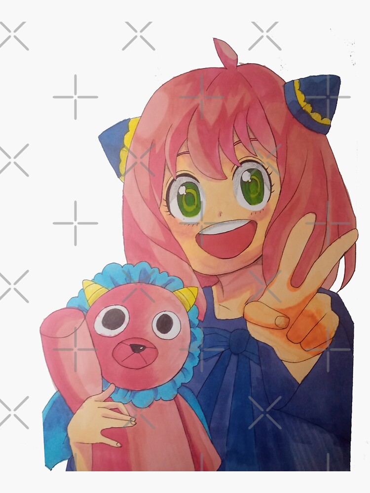 "Cute anya design perfect for a gift " Sticker for Sale by cakshop ...