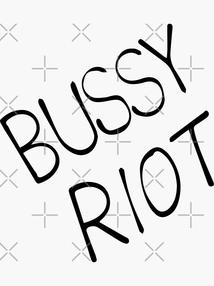 "bussy riot aaron funny meme" Sticker for Sale by ITALIA-HA | Redbubble