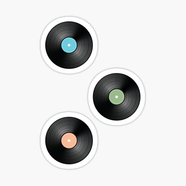 "Realistic Vinly" Sticker for Sale by GiantIceCreamm | Redbubble