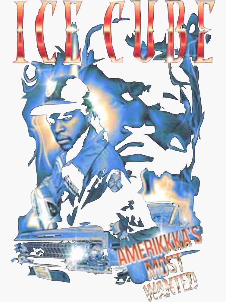 "ICE CUBE RAP" Sticker for Sale by LonieCummings | Redbubble