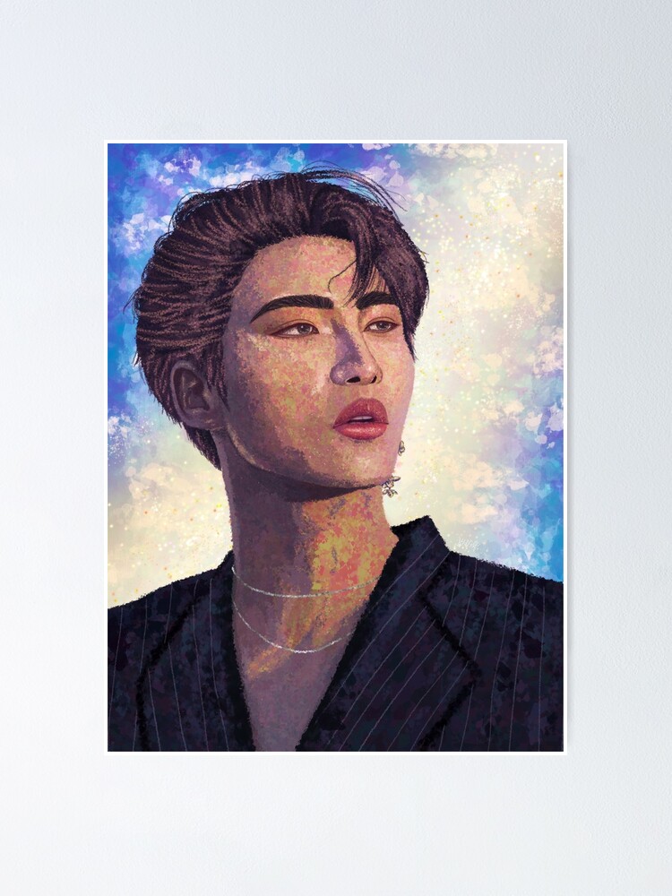 "Ateez Seonghwa - Sunshine" Poster for Sale by mochikookart | Redbubble