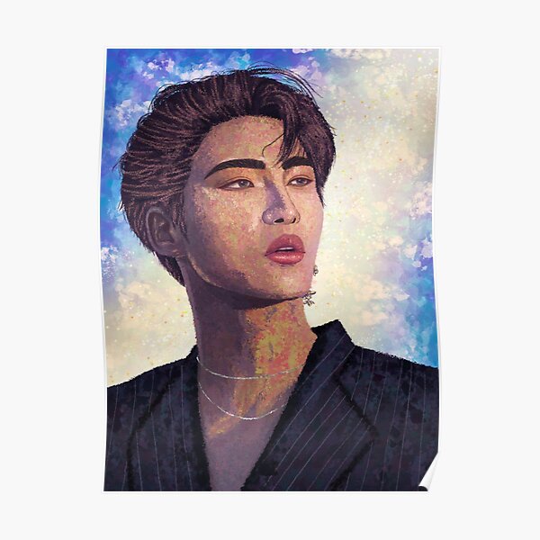 "Ateez Seonghwa - Sunshine" Poster for Sale by mochikookart | Redbubble