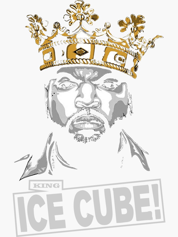 "ICE CUBE RAP" Sticker for Sale by LonieCummings | Redbubble