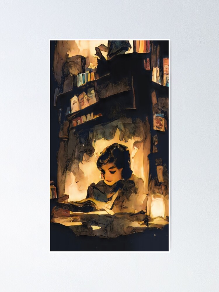 "Midnight Owl #3" Poster for Sale by Deep-Fried-Ai | Redbubble