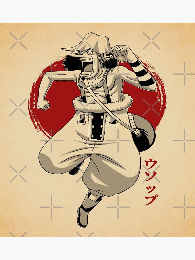 "One Piece Usopp The Sniper King" Poster for Sale by Jeefart | Redbubble