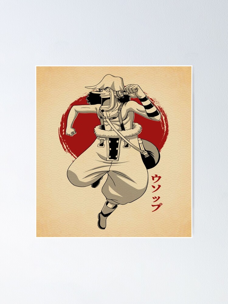"One Piece Usopp The Sniper King" Poster for Sale by Jeefart | Redbubble