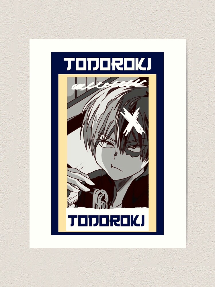 "MHA Anime Shoto Todoroki/Best Seller Design For You" Art Print for ...