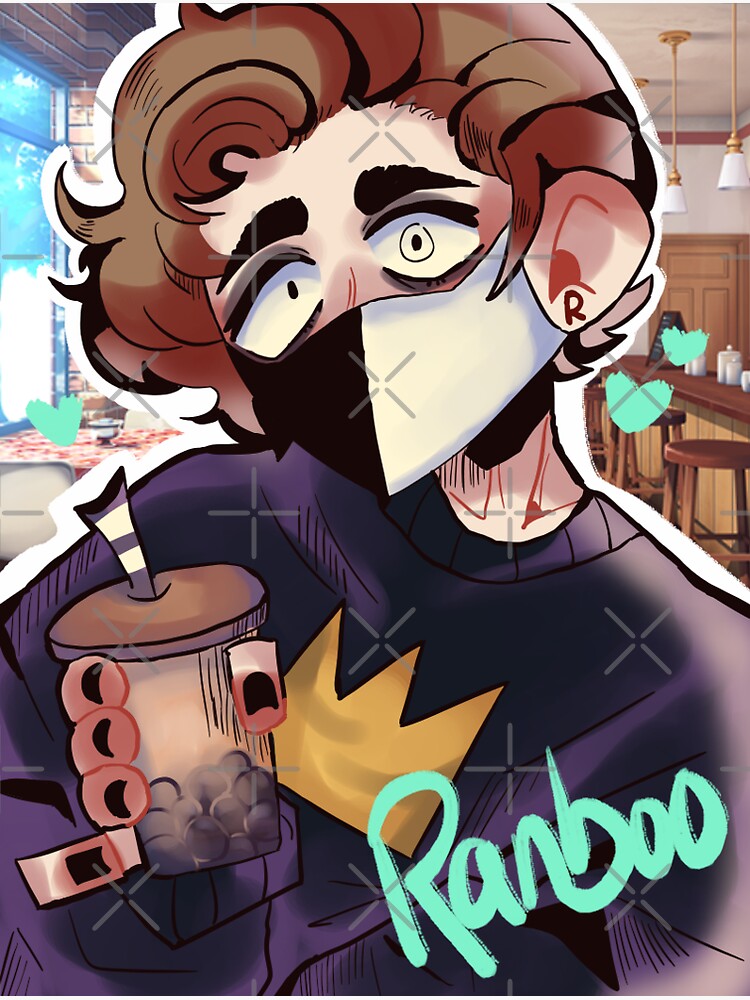 "Ranboo!" Sticker for Sale by Klcstar | Redbubble