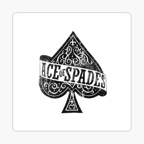 Ace Of Spades Stickers | Redbubble