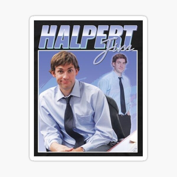 " jim halpert the office" Sticker for Sale by Valentinesday69 | Redbubble