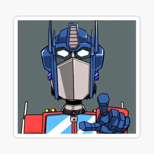 "Optimus Prime" Sticker for Sale by Aritomo | Redbubble
