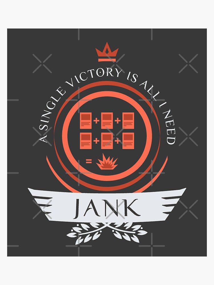 "Jank Life V1" Sticker for Sale by Jbui555 | Redbubble