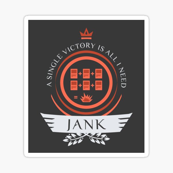 "Jank Life V1" Sticker for Sale by Jbui555 | Redbubble