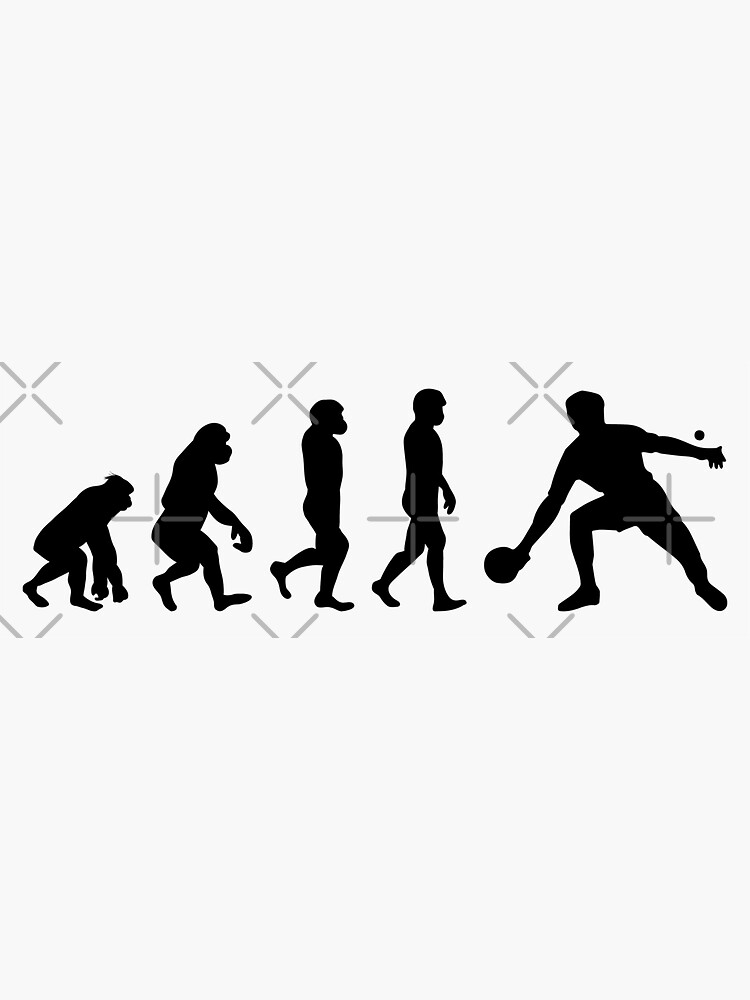"Ping Pong Master Table Tennis Paddle Player Evolution" Sticker for ...