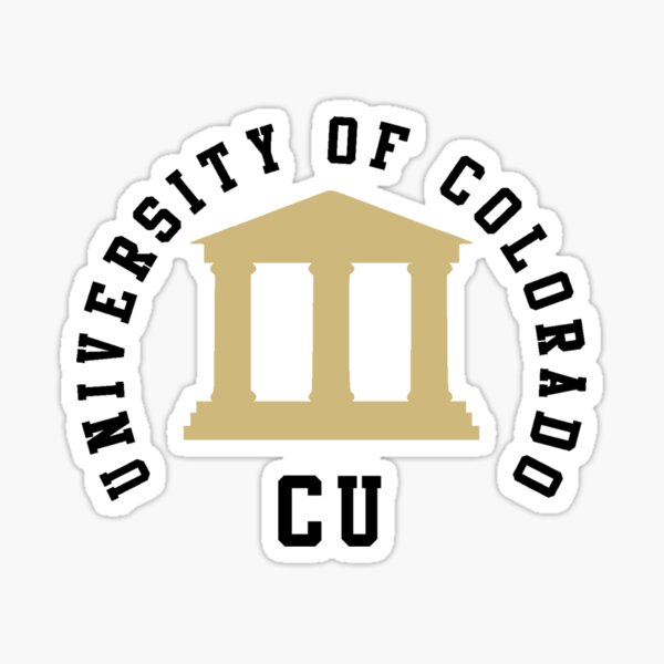 "University Of Colorado Boulder colorado logo" Sticker for Sale by ...