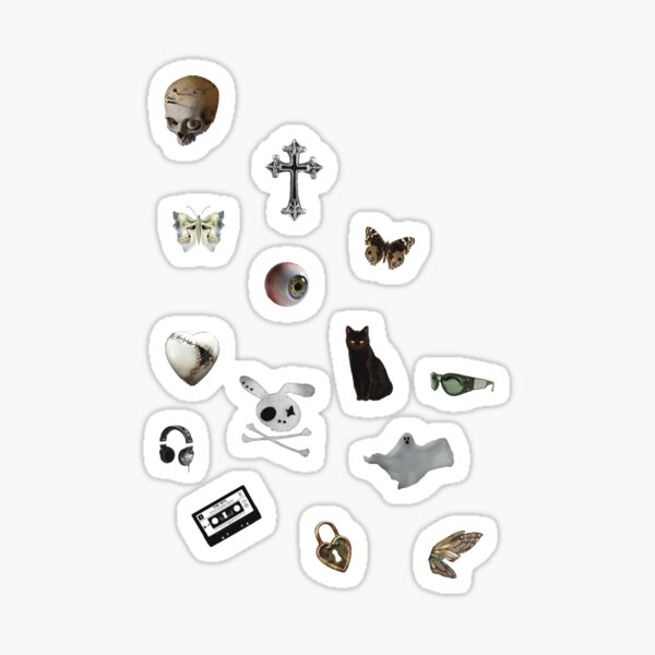 "sticker pack aesthetic" Sticker for Sale by spoiledbratz | Redbubble