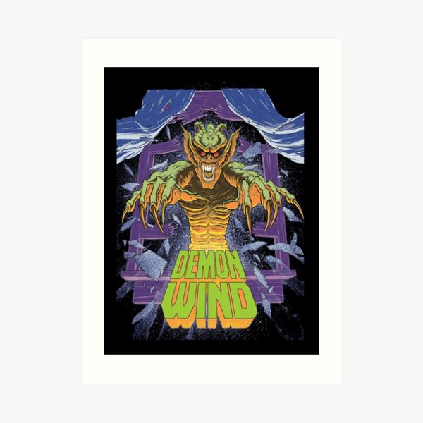 Lámina artística «Demon Wind (1990) [PELÍCULA DE TERROR] Diseño ...
