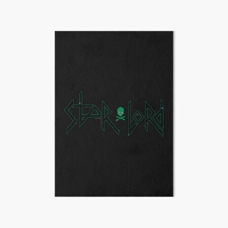 Lámina rígida «Guardianes de la galaxia Star Lord Band Logo GoG Game ...