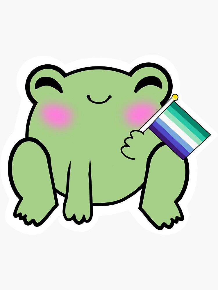 "Gay Pride Frog" Sticker for Sale by asteriskanimate | Redbubble