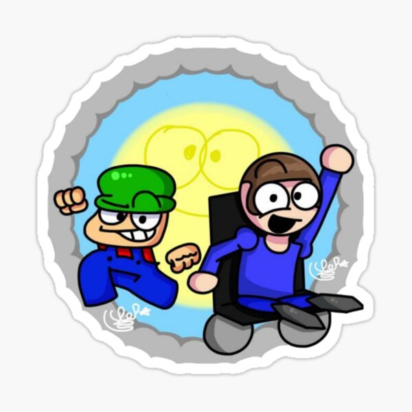 "Golden Apple fnf Bandu (3)" Sticker for Sale by Boning99 | Redbubble