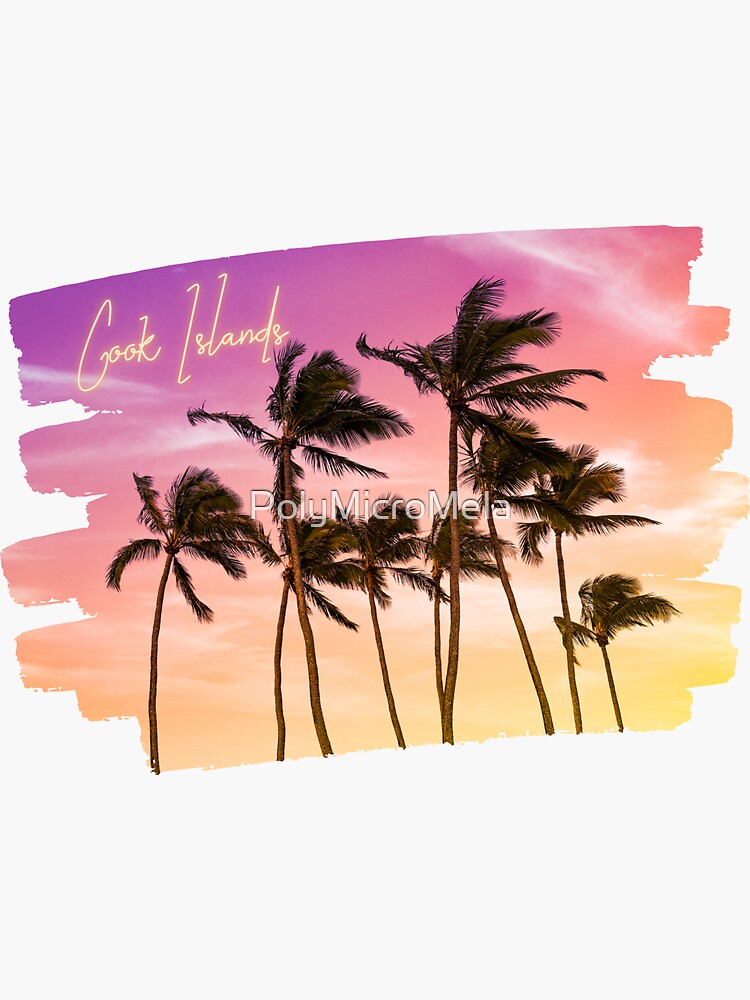 "Cook Islands" Sticker for Sale by PolyMicroMela | Redbubble