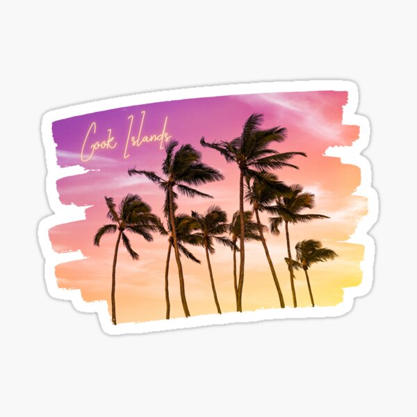 "Cook Islands" Sticker for Sale by PolyMicroMela | Redbubble