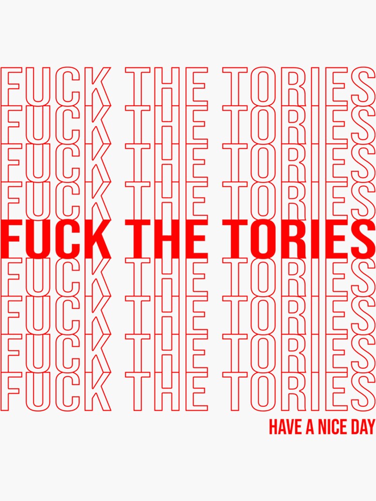 "Fuck The Tories Have a Nice Day Boris Election Funny Anti Tory General ...