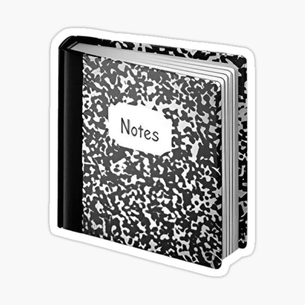 "school - notebook " Sticker for Sale by kellyofficaa | Redbubble