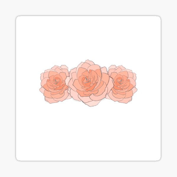 "Pink Flowers" Sticker for Sale by Solarsox | Redbubble