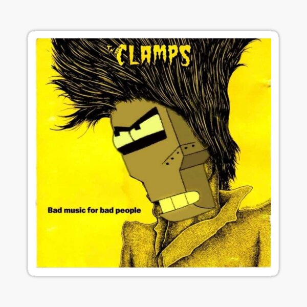 "The Clamps sml" Sticker for Sale by AtomicTiki71 | Redbubble