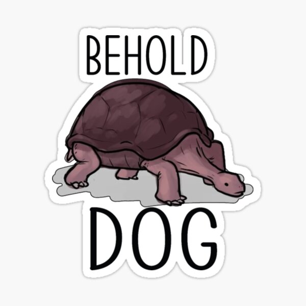 "Behold, Dog" Sticker for Sale by JonathanEvant | Redbubble