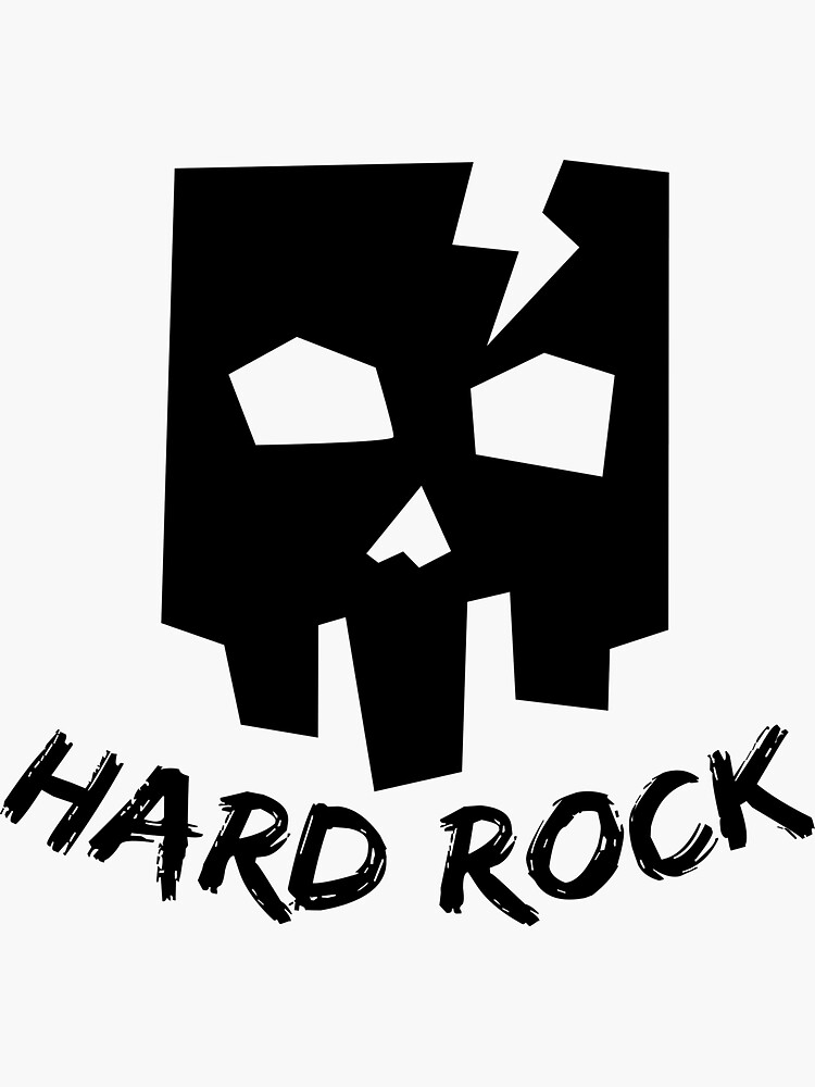 "Hard Rock" Sticker for Sale by ConteCleyton | Redbubble
