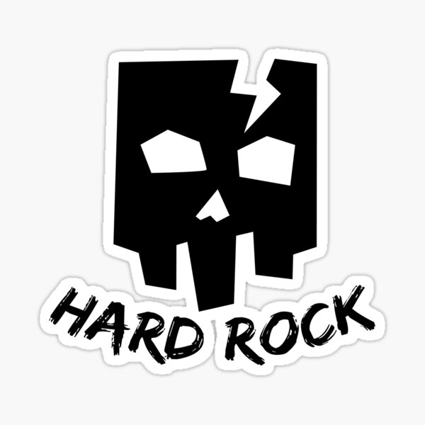 "Hard Rock" Sticker for Sale by ConteCleyton | Redbubble