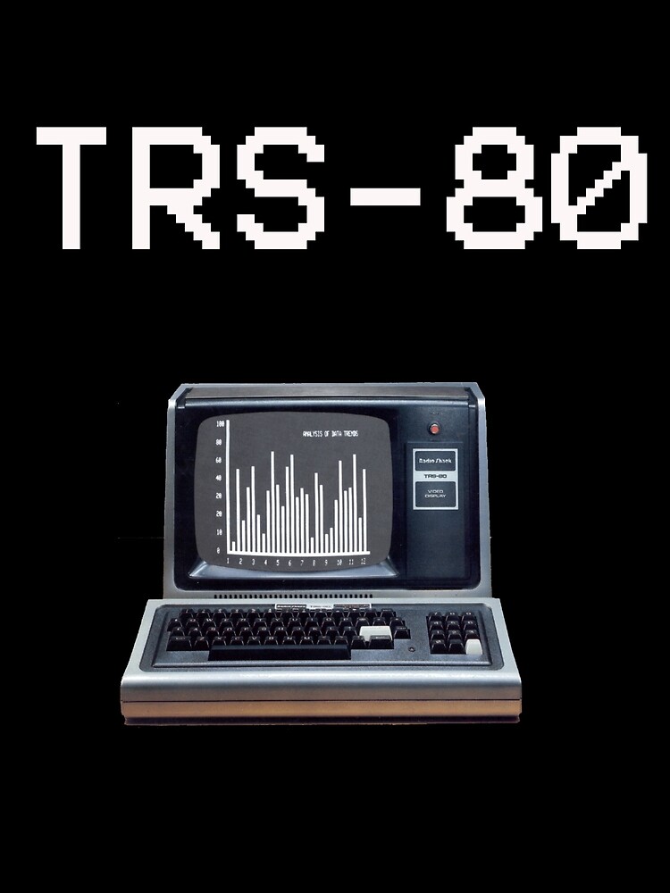 "TRS-80 Tandy Radioshack Computer" by Captain-Met | Redbubble
