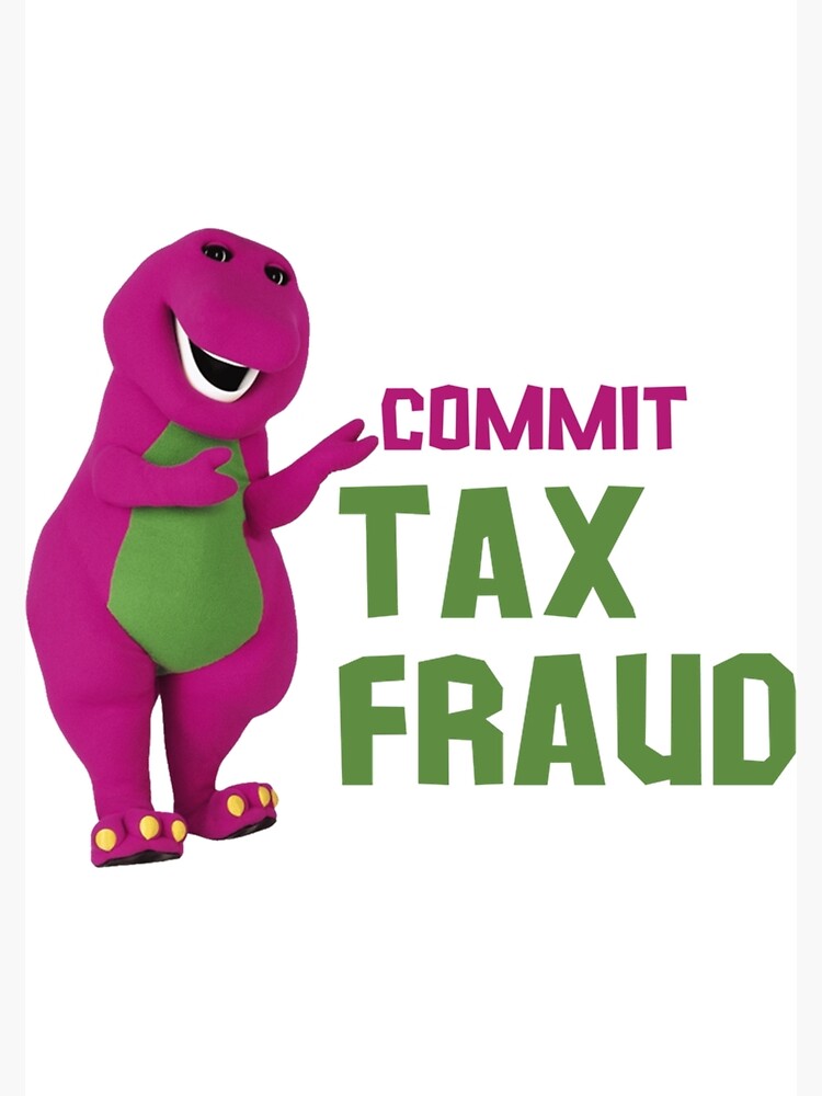 Póster «cometer fraude fiscal, divertido meme de la temporada de ...