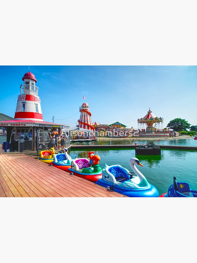 "Skegness Vintage Funfair " Sticker for Sale by Alisonchambers2 | Redbubble