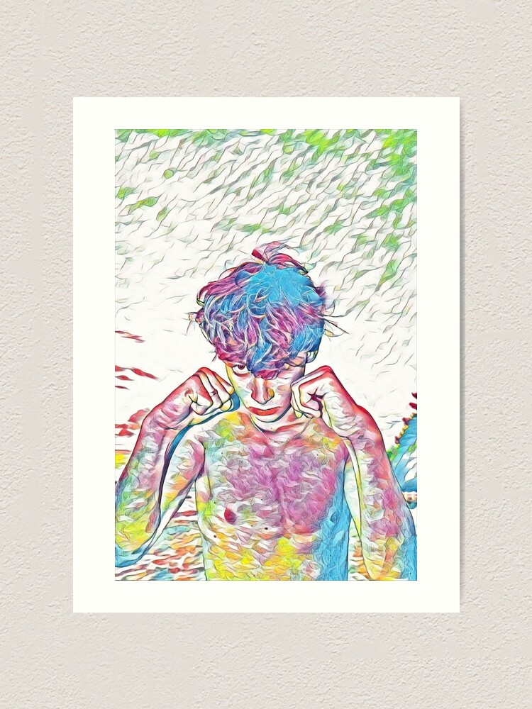 "Young Man with Boxing Hands" Art Print for Sale by GeorgiosT | Redbubble