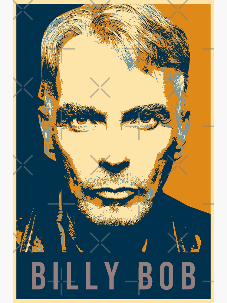 " Illustration Pop Art Billy Bob" Sticker for Sale by VikingZen | Redbubble