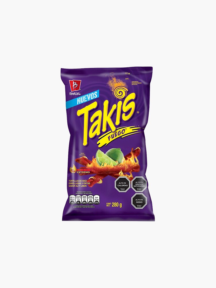 "Takis" Sticker for Sale by kellyofficaa | Redbubble