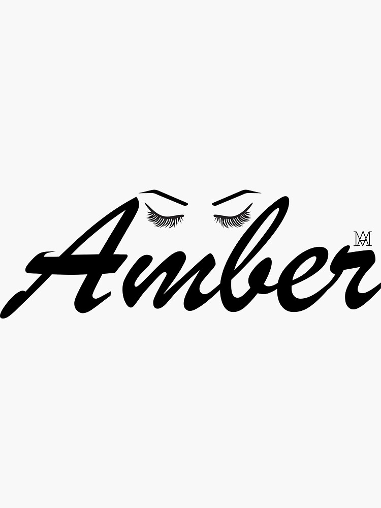 "Amber" Sticker for Sale by Ambra-7 | Redbubble