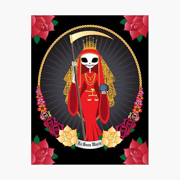 "Santa Muerte" Photographic Print by evilkidart | Redbubble