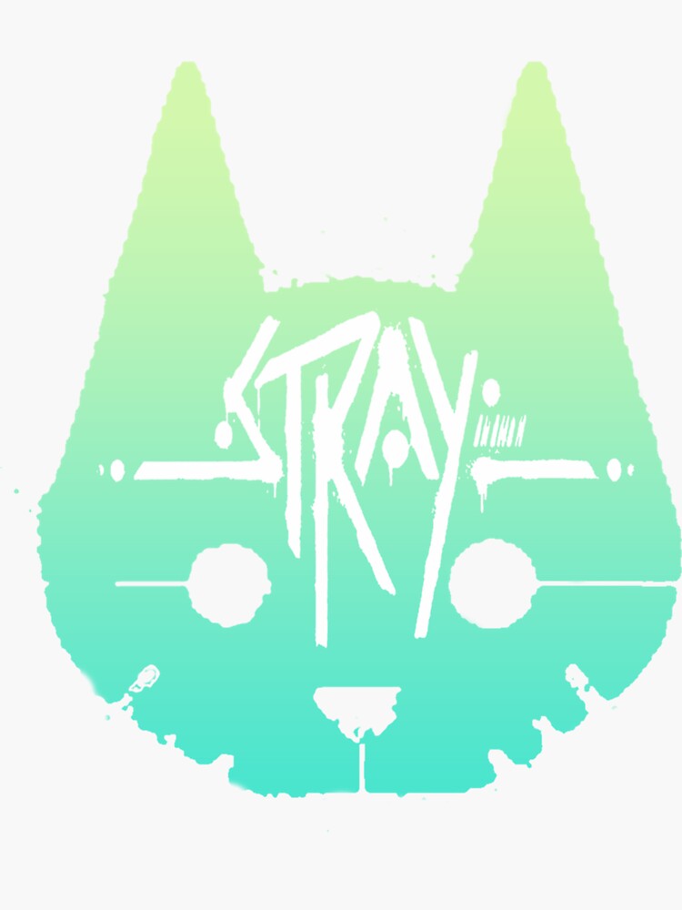 "Stray Cat logo with shades of green" Sticker for Sale by boscioguidena ...