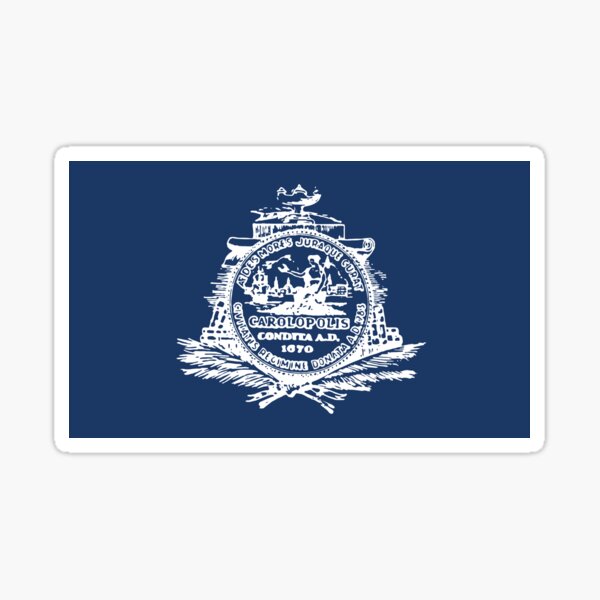"Flag of Charleston, SC" Sticker by Tonbbo | Redbubble