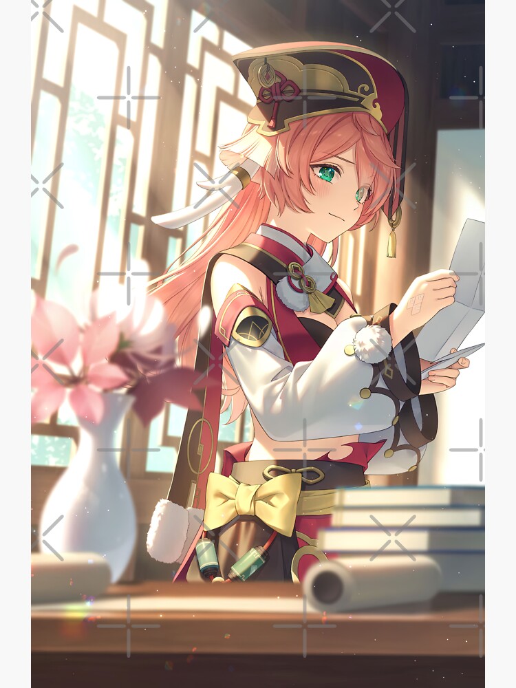 "Cute Yanfei Genshin Impact" Sticker for Sale by olivialewis23 | Redbubble