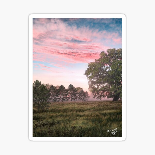 "Gorgeous plain - Landscape" Sticker for Sale by zilvart- | Redbubble