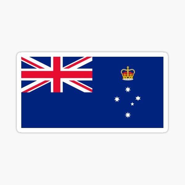 "Flag of Victoria, Australia" Sticker for Sale by Tonbbo | Redbubble