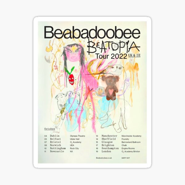 "Beabadoobee Beatopia" Sticker for Sale by didinkacong | Redbubble