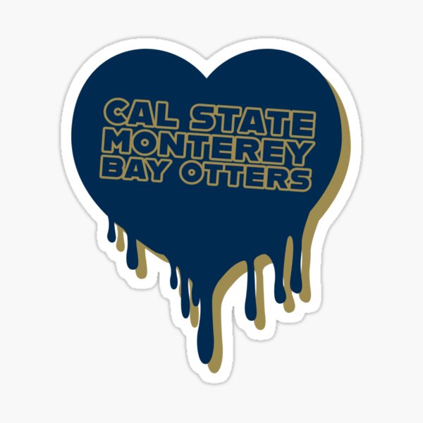 "Cal State Monterey Bay Otters Melty Heart Logo" Sticker for Sale by ...