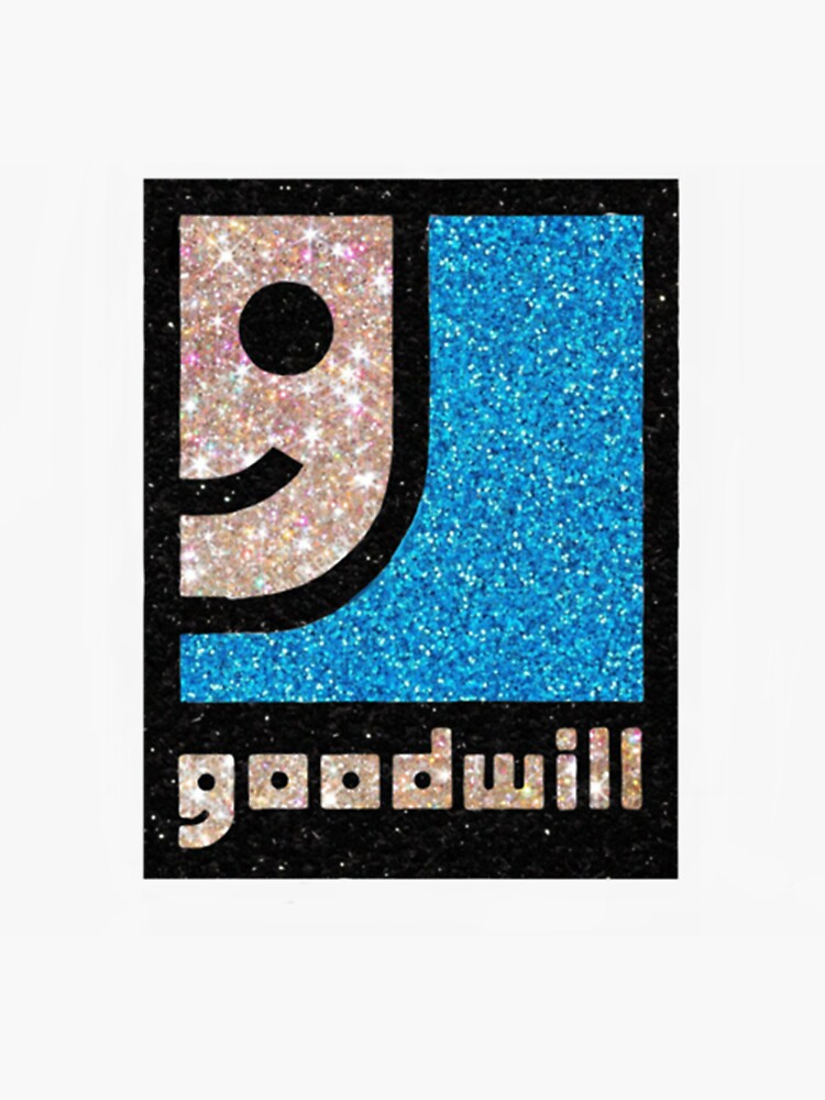 "Glitter Goodwill Logo Classic " Sticker for Sale by KodyHyatt | Redbubble